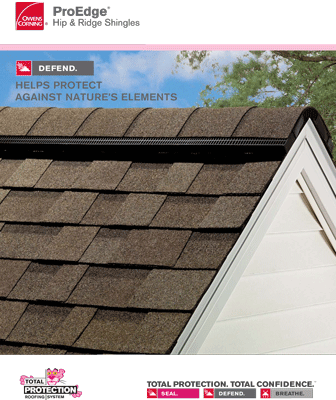 Конькова черепиця OwensCorning ProEdge® Hip & Ridge - Бітумна черепиця ...